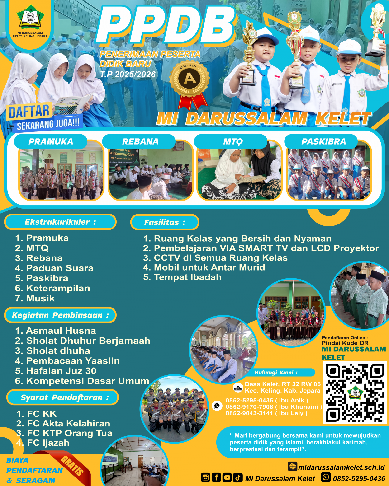PPDB – MI Darussalam Kelet